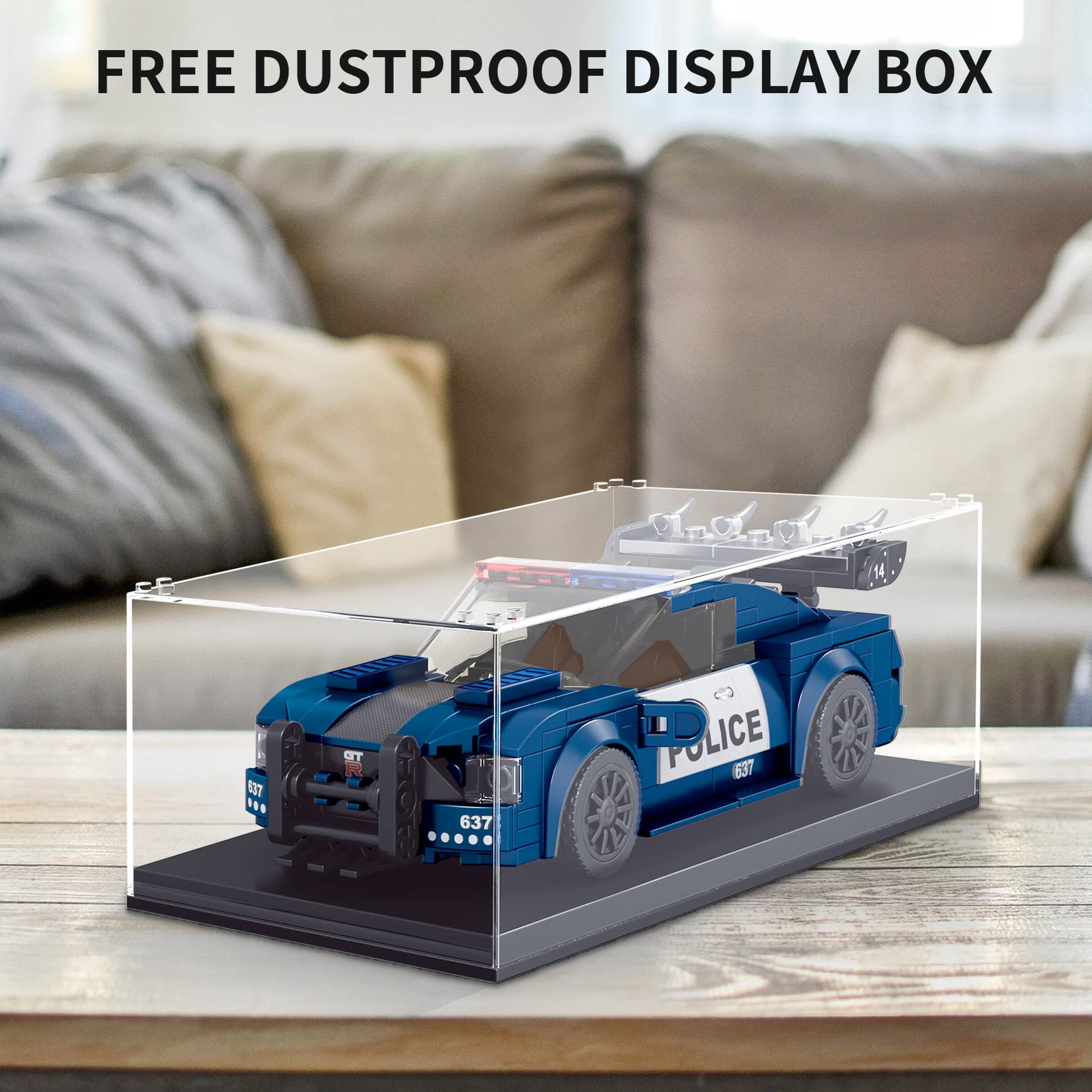 Mua Mould King 27002 Mini Barricade Police car Building Kits, MOC ...