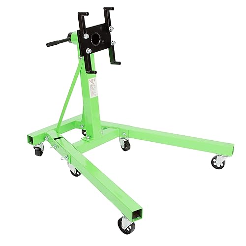 OEMTOOLS 24834 Folding Engine Stand (1 Ton) | Adjustable Mounting Head ...