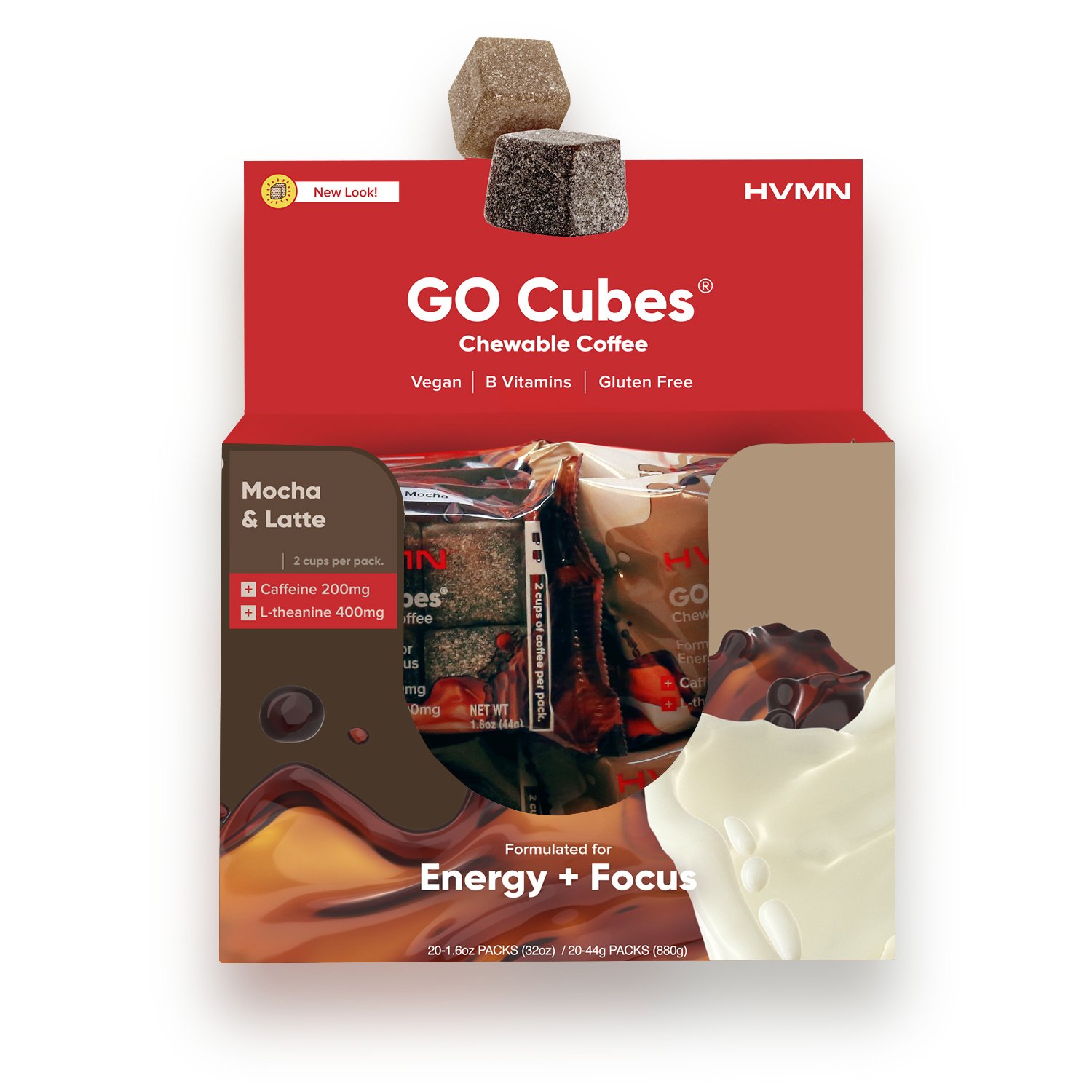 Go Cubes Chewable Coffee - Box of 20 X 4-packs: Amazon.de: Lebensmittel ...