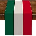 Amazon.com: Nepnuser Italy Table Runner 108 Inches Long for Italian ...
