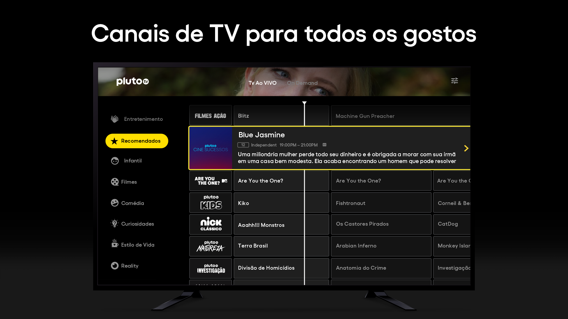 Pluto TV – TV Ao vivo e Filmes:Amazon.com.br:Appstore for Android