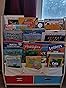 Amazon.com: SEIRIONE Kids Book Rack, 4 Sling Bookshelf, 2 Storage Boxes ...