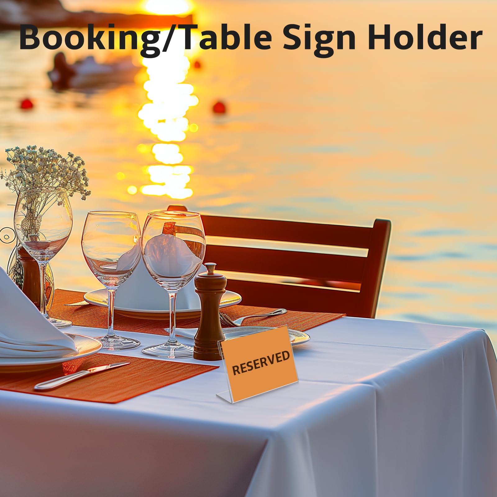 Mua 30 PCS Small Acrylic Sign Holder 3.5" x 2", Mini Acrylic Food Sign ...