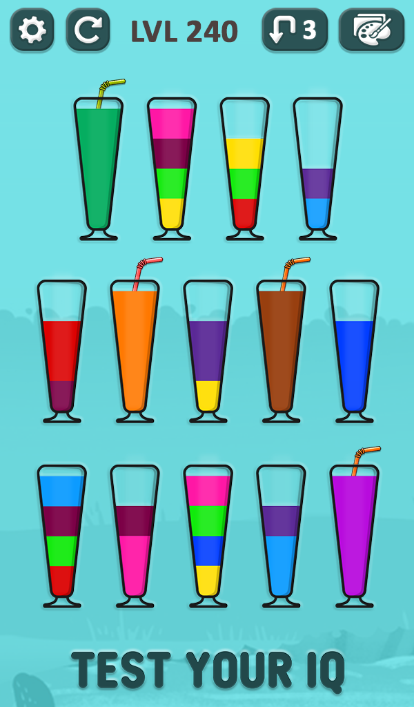 Soda Sort Puzzle - Water Color Sorting - SortPuz:Amazon.co.uk:Appstore ...
