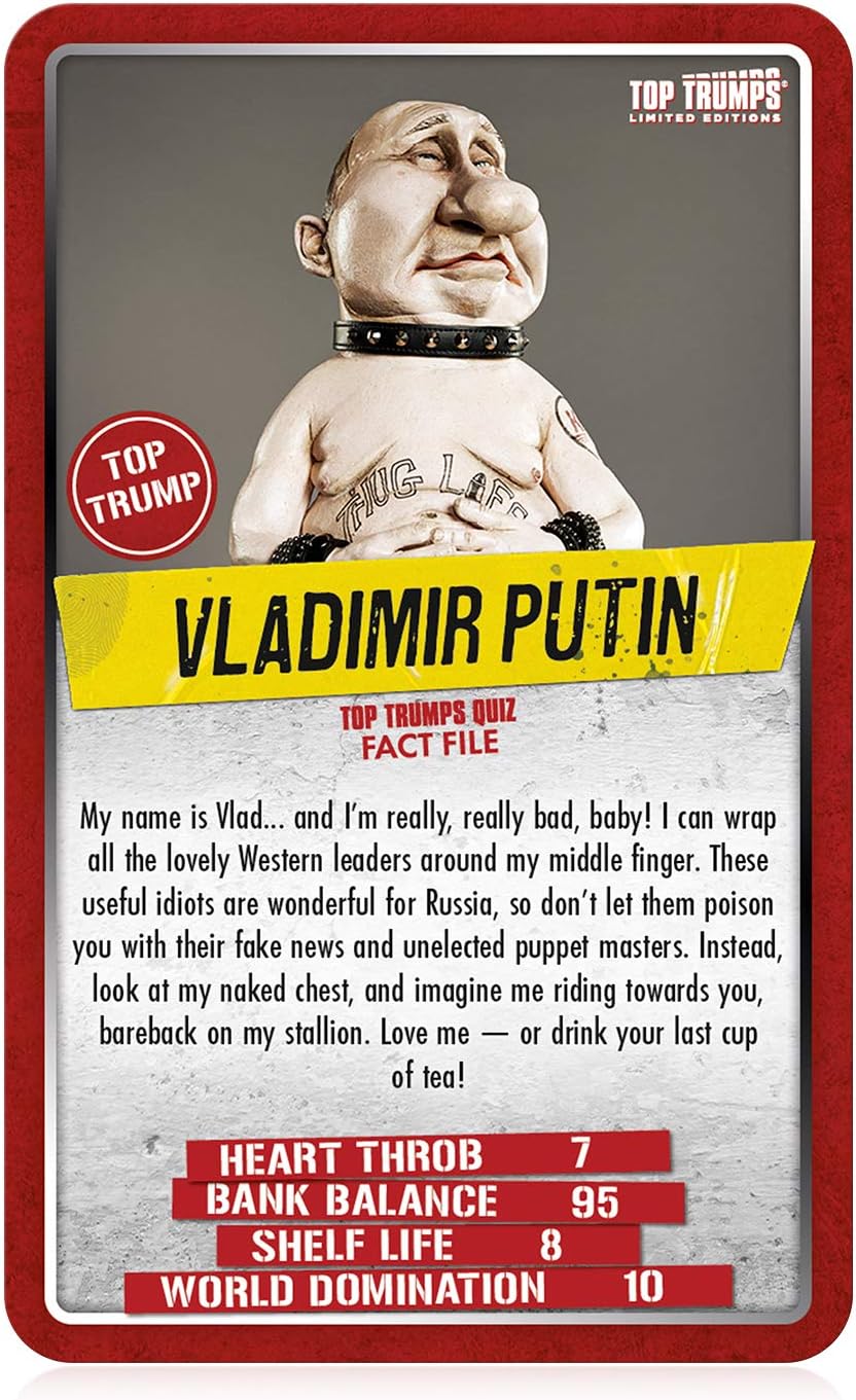 Spitting Image Top Trumps Limited Editions Card Game – BigaMart