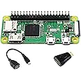 Amazon.com: Pi Zero WH Package with Raspberry Pi Zero WH (Zero W with 40PIN Pre-Soldered GPIO ...