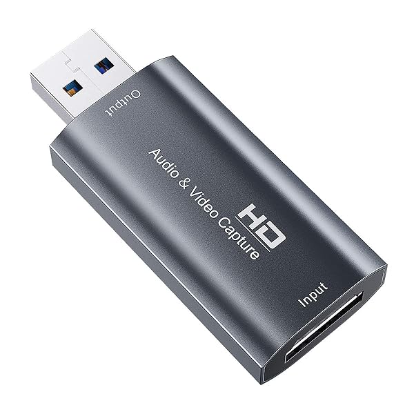 HDMI Audio Video Capture Card: FHD 1080P 4K Cam Link HDMI to USB 2.0 ...