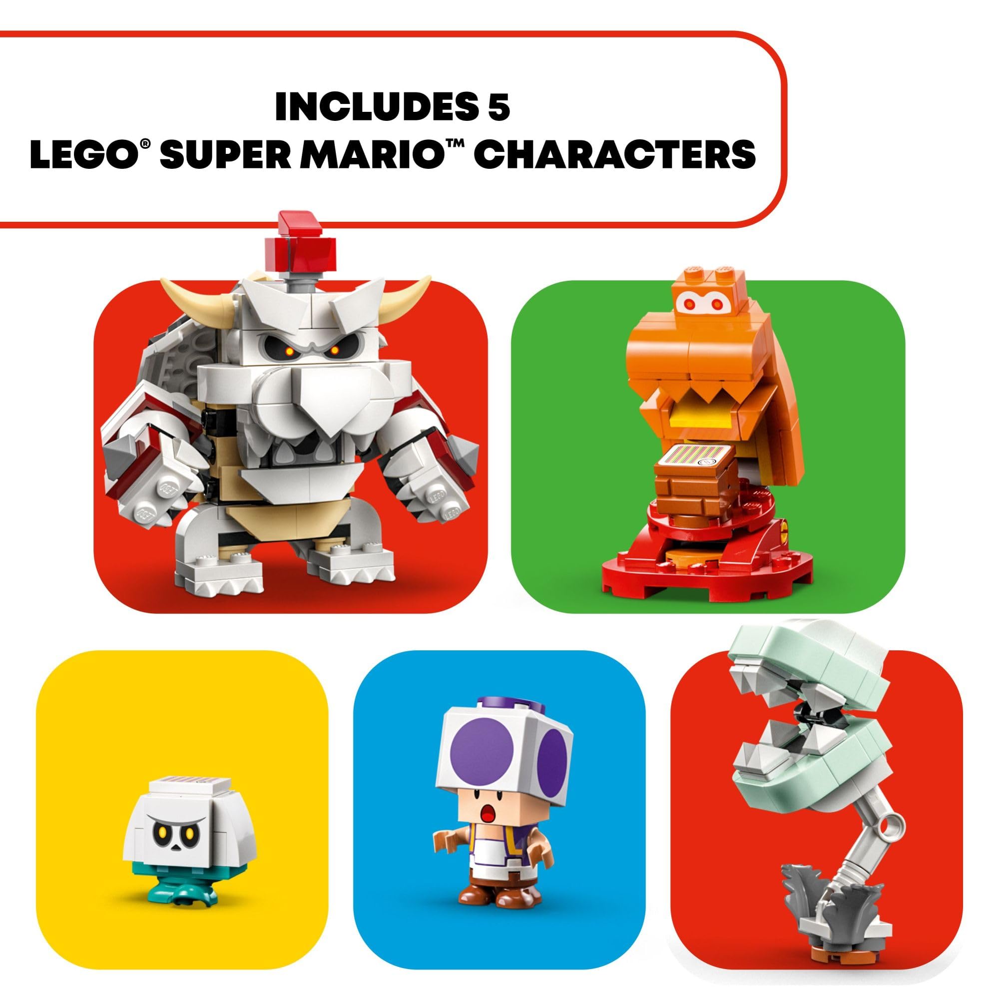 Mua LEGO Super Mario Dry Bowser Castle Battle Expansion Set, Buildable ...