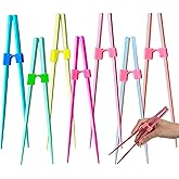 Amazon.com: 10 Pairs Reusable Chopstick Helpers Dishwasher Safe ...