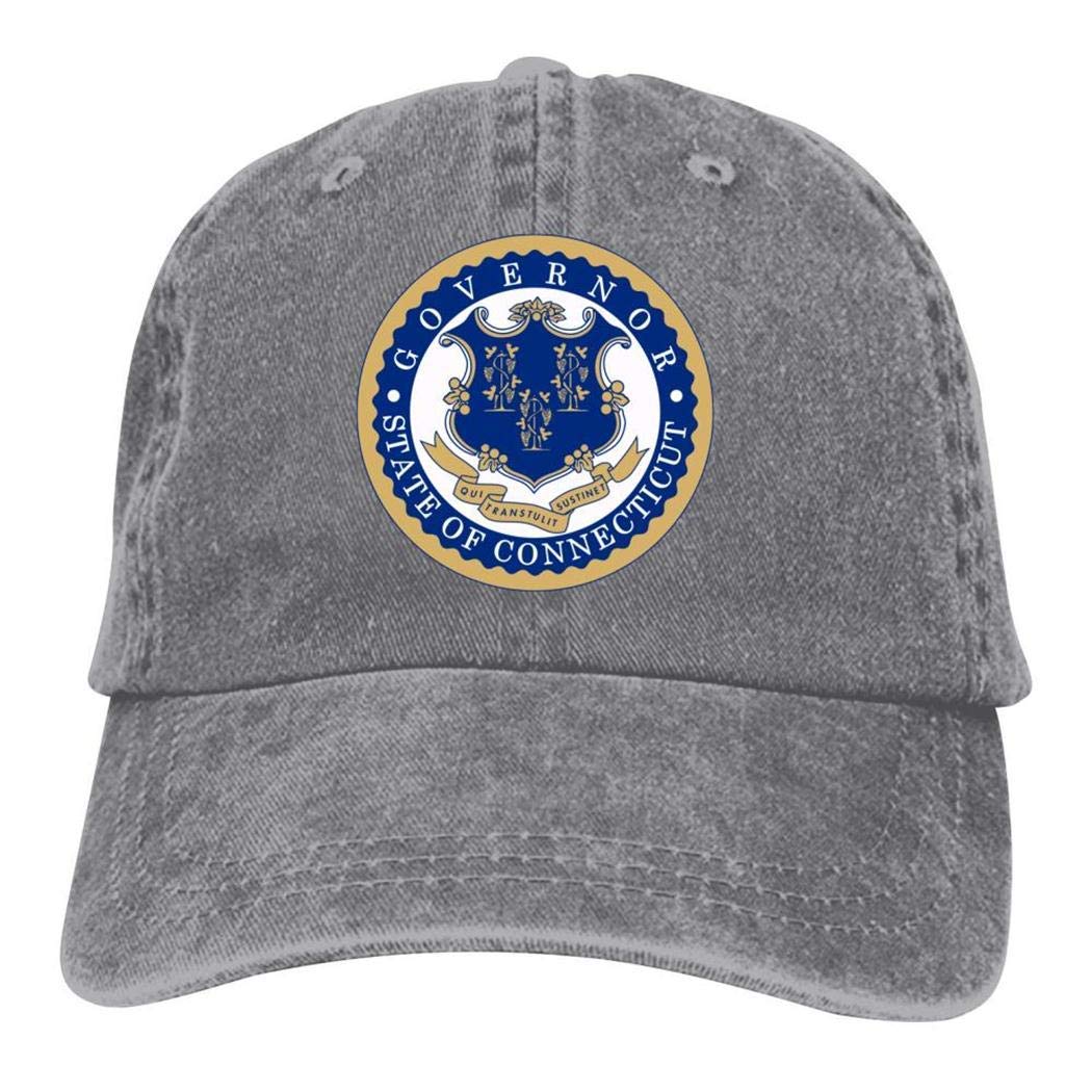 NGHJ FUL Great Seal of The State of Connecticut CT Unisex Cowboy ...