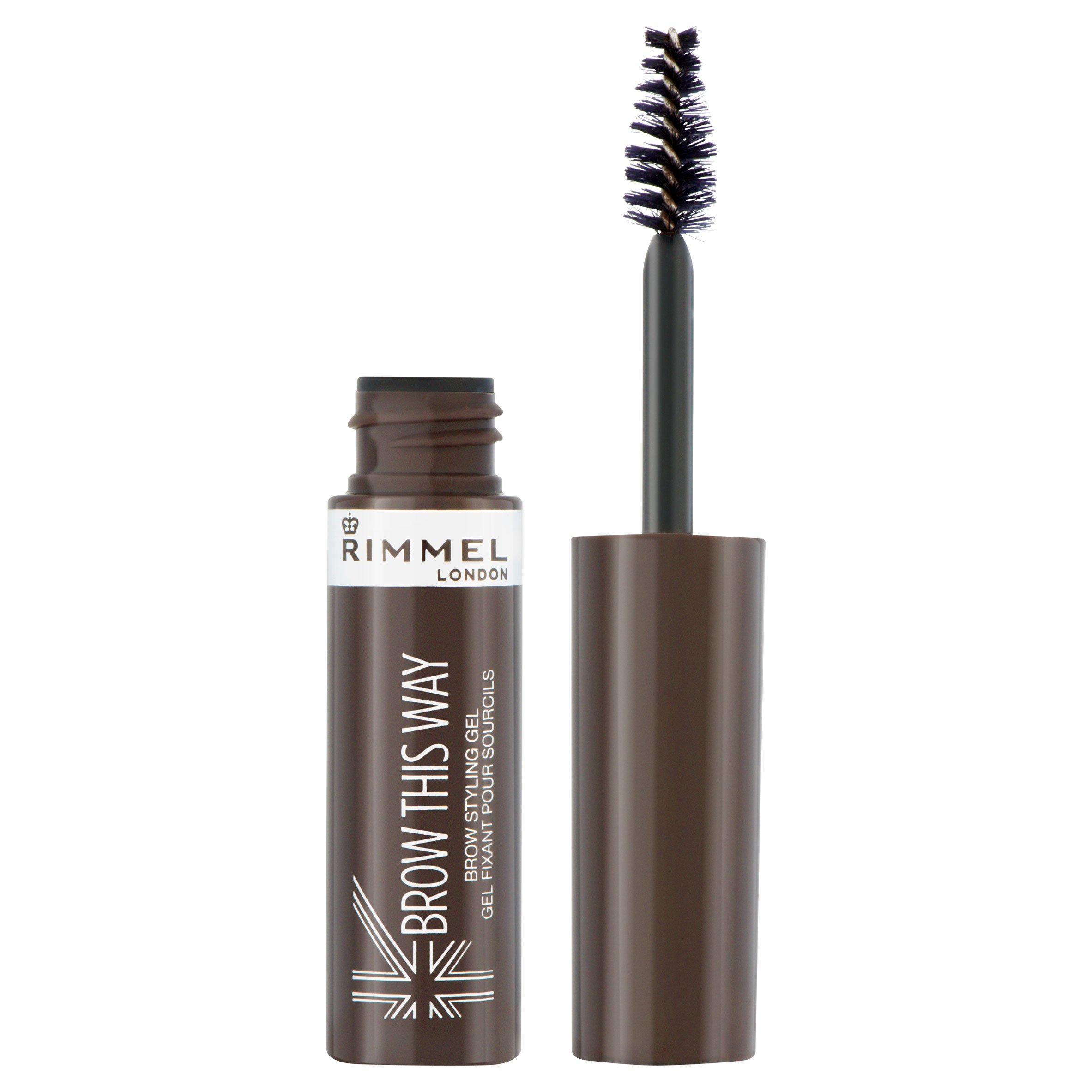 Rimmel Brow This Way Lightweight Gel, Dark Brown, 0.17 Fluid Ounce- Buy ...