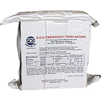 Amazon.com: SOS Food Labs Rations Emergency 3600 Calorie Food Bar - 3 ...