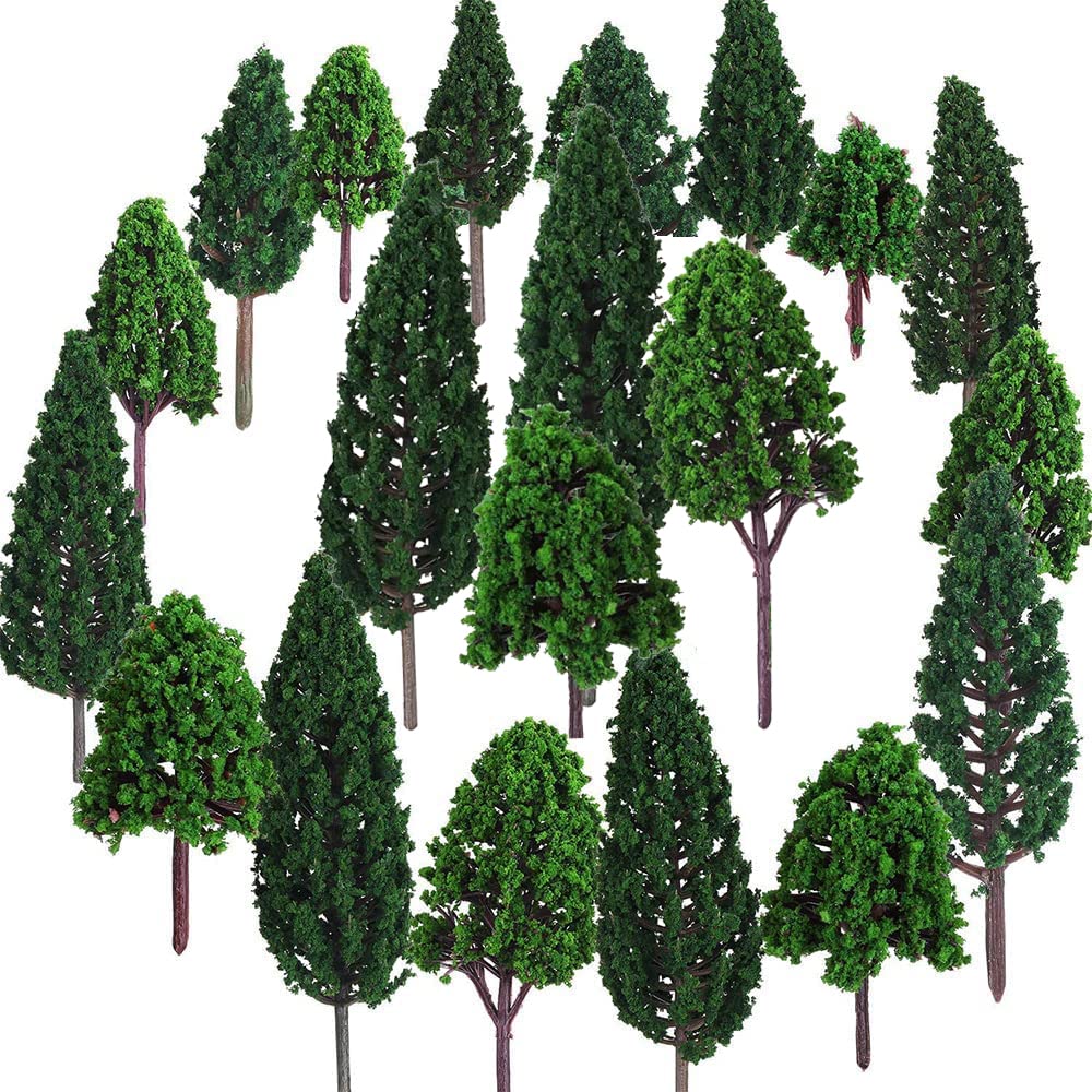 Mua Pack of 24 Model Building Trees, Model Trees Miniature, Landscape ...
