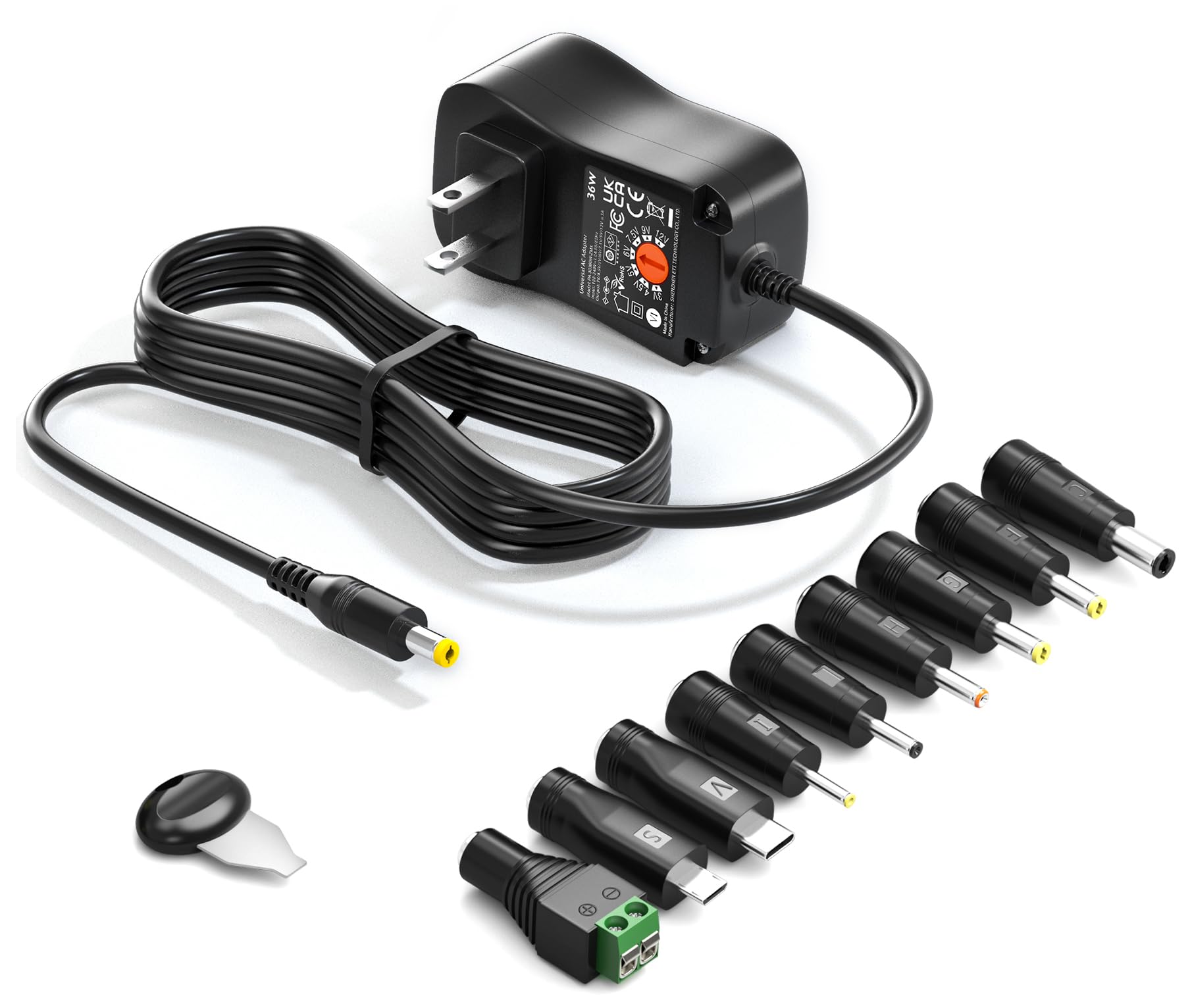 Mua Outtag 36W 3A Adapter 3V 4.5V 5V 6V 7.5V 9V 12V Multi Voltage AC ...