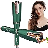 Amazon.com: Auto Hair Curler, IAMFINE 1 Inch Automatic Curling Iron with 4 Temps & 3 Timer ...
