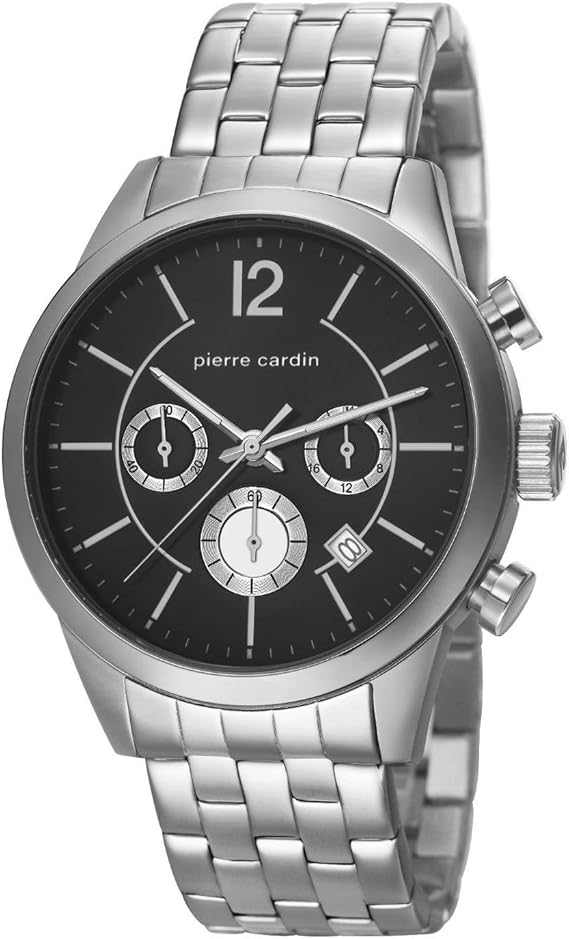 Pierre Cardin Men's Chronograph Quartz Watch with Stainless Steel Strap ...