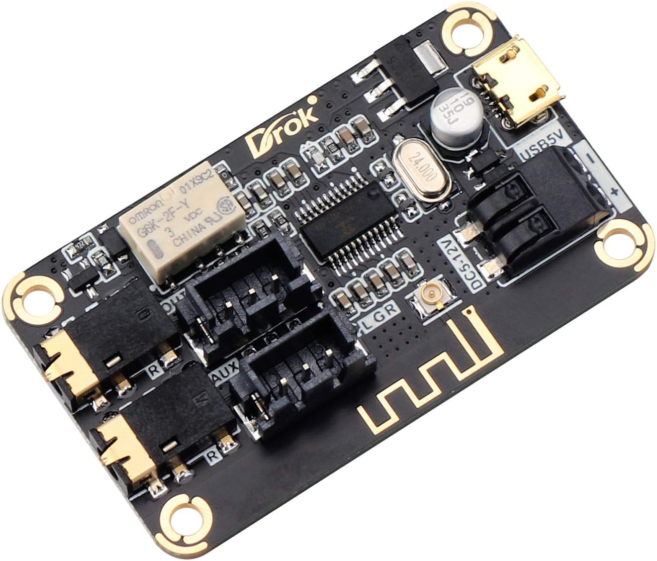 Droking Módulo Receptor Bluetooth, Placa de decodificador de MP3 ...