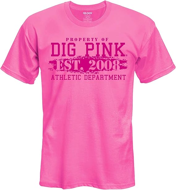Property of Dig Pink 2.0 T-Shirt Safety Pink S | Amazon.com