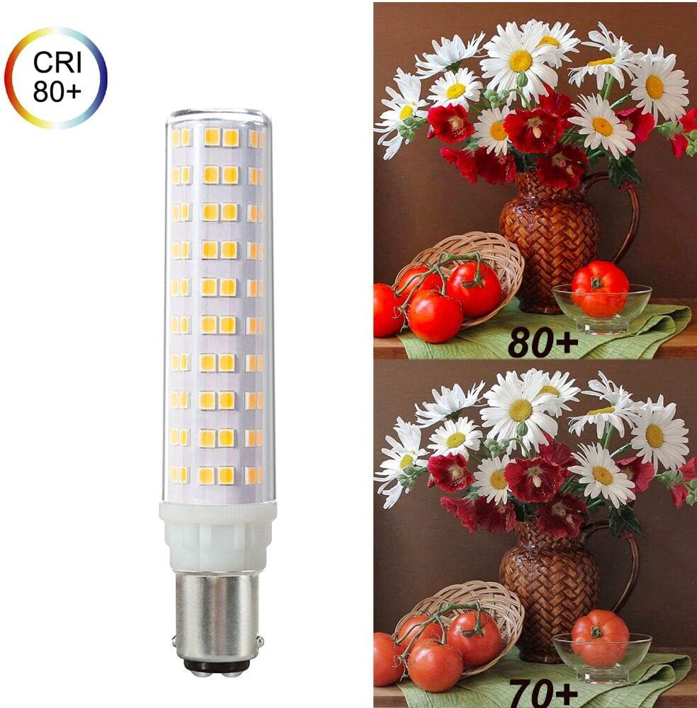 Noobibaba BA15D 10W LED Bulb 75W Halogen Bulb Replacement 230V AC BA15D ...