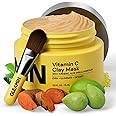 Amazon.com : Gleamin Vitamin C Clay Mask for Dark Spots,10-Minutes ...