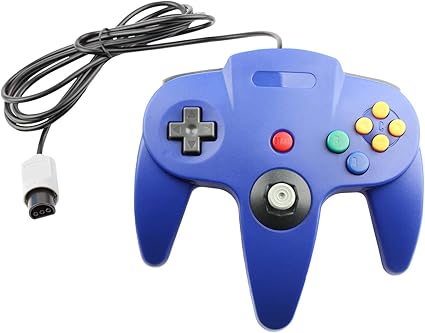 Amazon.com: Controller for N64 Nintendo 64 - Blue: Computers & Accessories