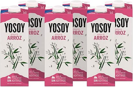 Yosoy - Bebida Vegetal de Arroz - Caja de 6 x 1L: Amazon.es ...