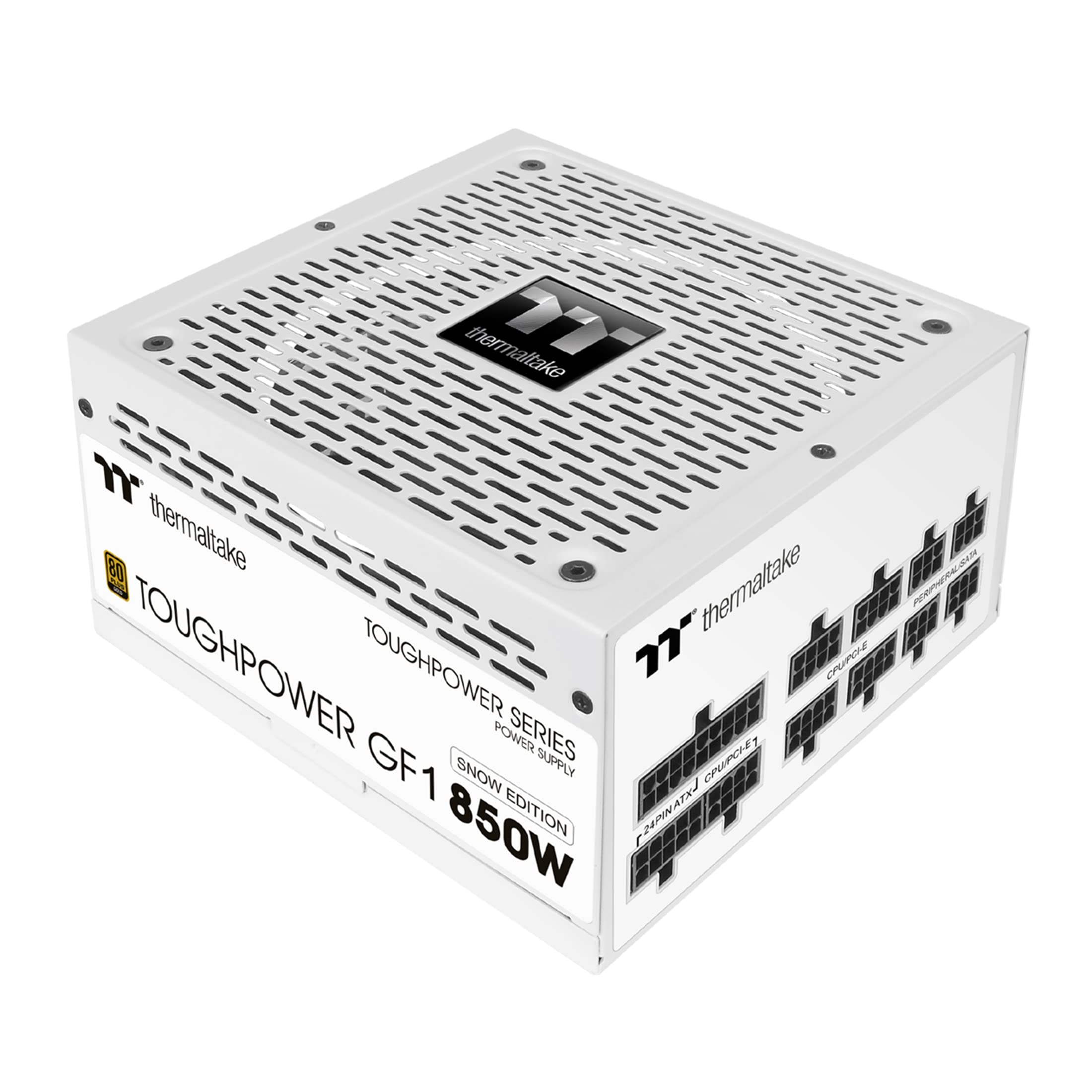 Thermaltake Toughpower GF1 850W Snow Edition SLI/Crossfire Ready 80+ Gold Ultra Quiet 140mm ...