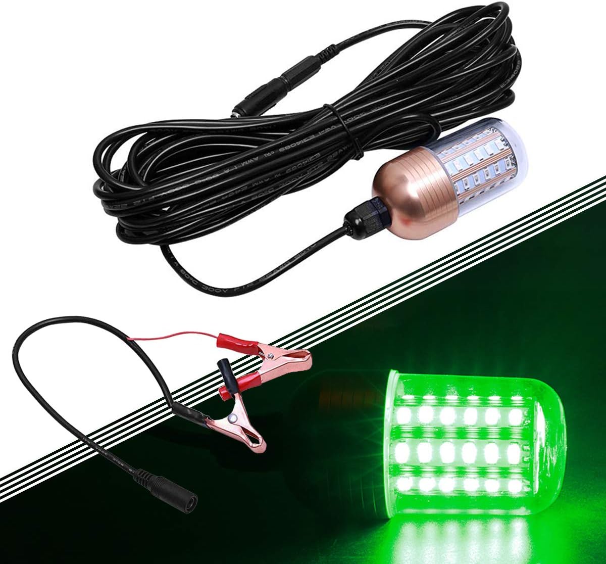 BASIKER Unterwasser-Nachtlichter, Unterwasser, 8 m, tiefes Licht, LED ...