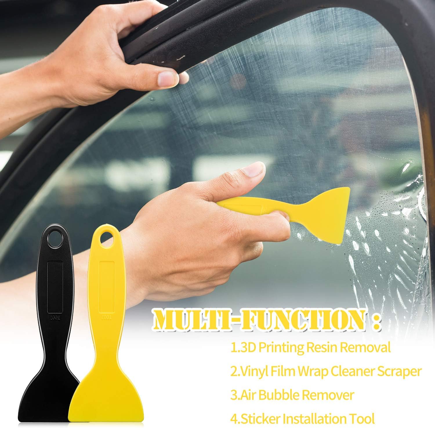 12 Pieces Plastic Spatula Putty Knife, Air Bubble Remover Sticker ...