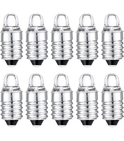 12 Volt Flashlight Bulbs Screw In Mini Bulbs Light LED Bulb Miniature
