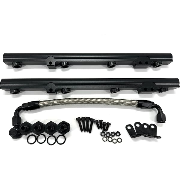 LS Fuel Rail Kit Holley Sniper EFI Fuel Rail Kit (850001) For LS1/LS2 ...