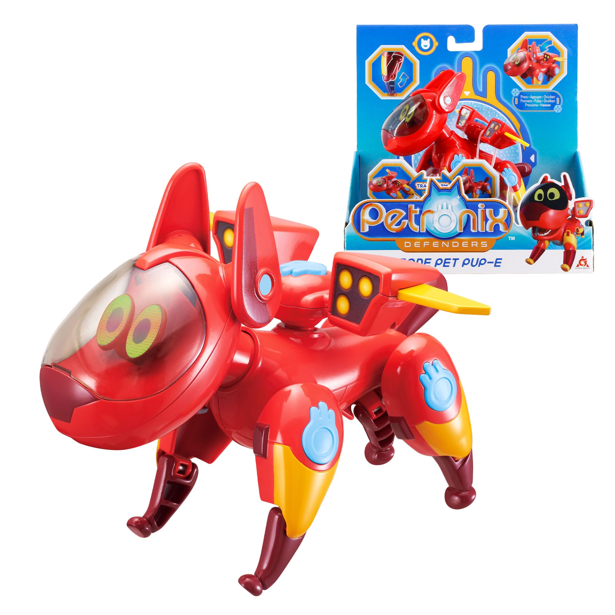 Mua Alpha Group Petronix Defenders Max Mode Pet Pup-E, Little Red Dog ...