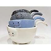 Amazon.com: Cat Measuring Cups Set - Ceramic Measuring Cups for Kitchen ...