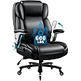 Amazon.com: Big and Tall Office Chair 600 Lbs, Executive Heavy Duty ...