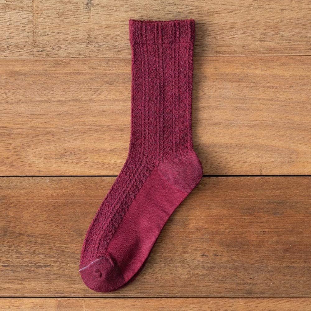 ROUNDER Neue Mid-Tube Herren- und Damen-Socken dunkle Blumenmode Flor ...