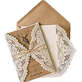 Amazon.com: Picky Bride Customized Wedding Invitations with RSVP Cards ...