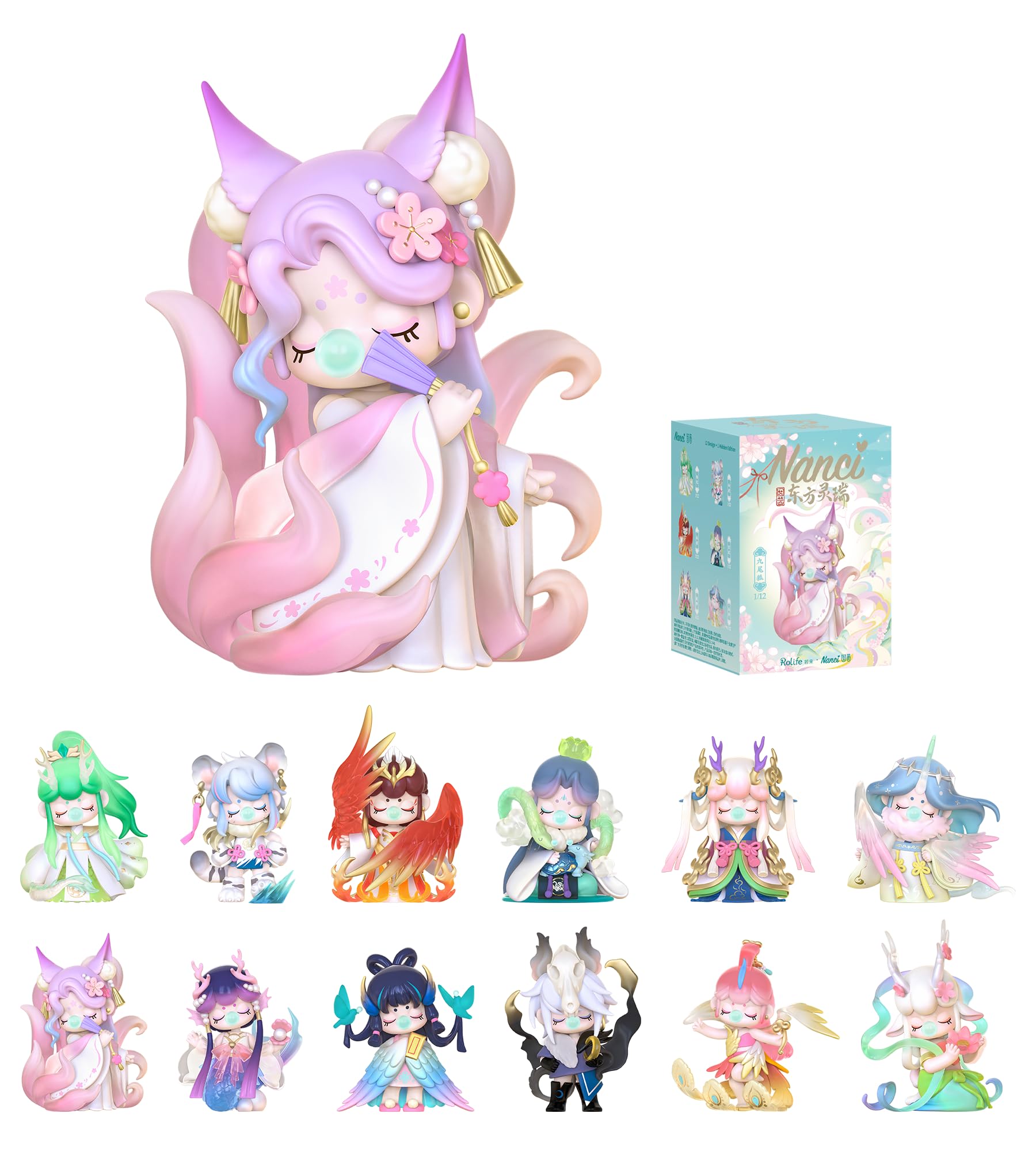 Rolife Nanci Blind Box-Ancient Mythical Beasts-Cute Action Figure ...