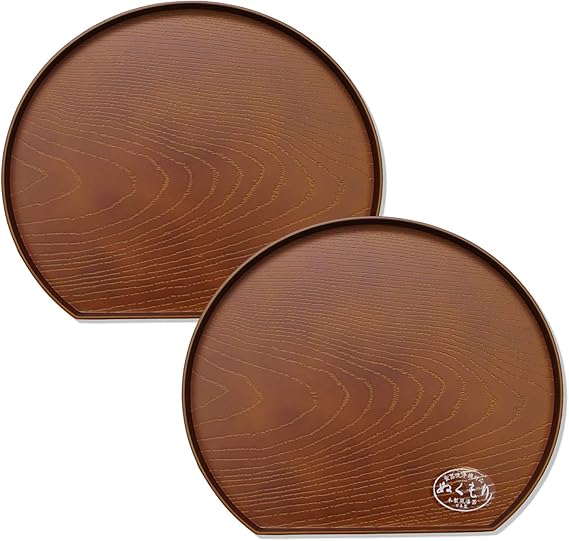 Amazon.com: 2pcs Set, Tea Serving Tray, Japanese Traditional Style ...