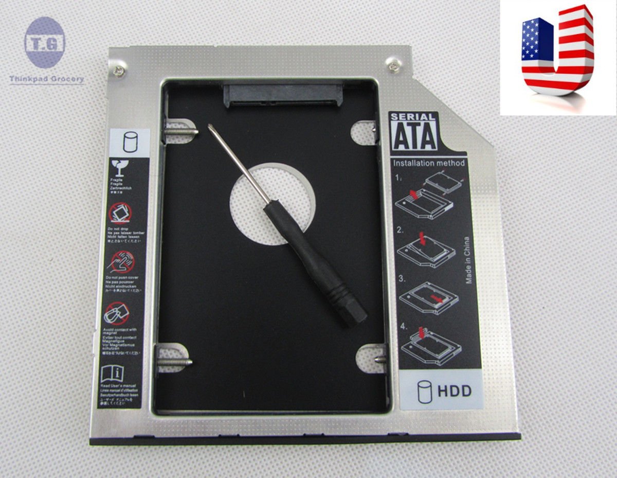 Amazon.com: 2nd SATA Hard Drive HD SSD Caddy Tray for Asus U41sv U43jc ...
