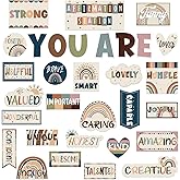 Amazon.com: Boho Bulletin Board Decorations,Groovy Affirmation Station ...