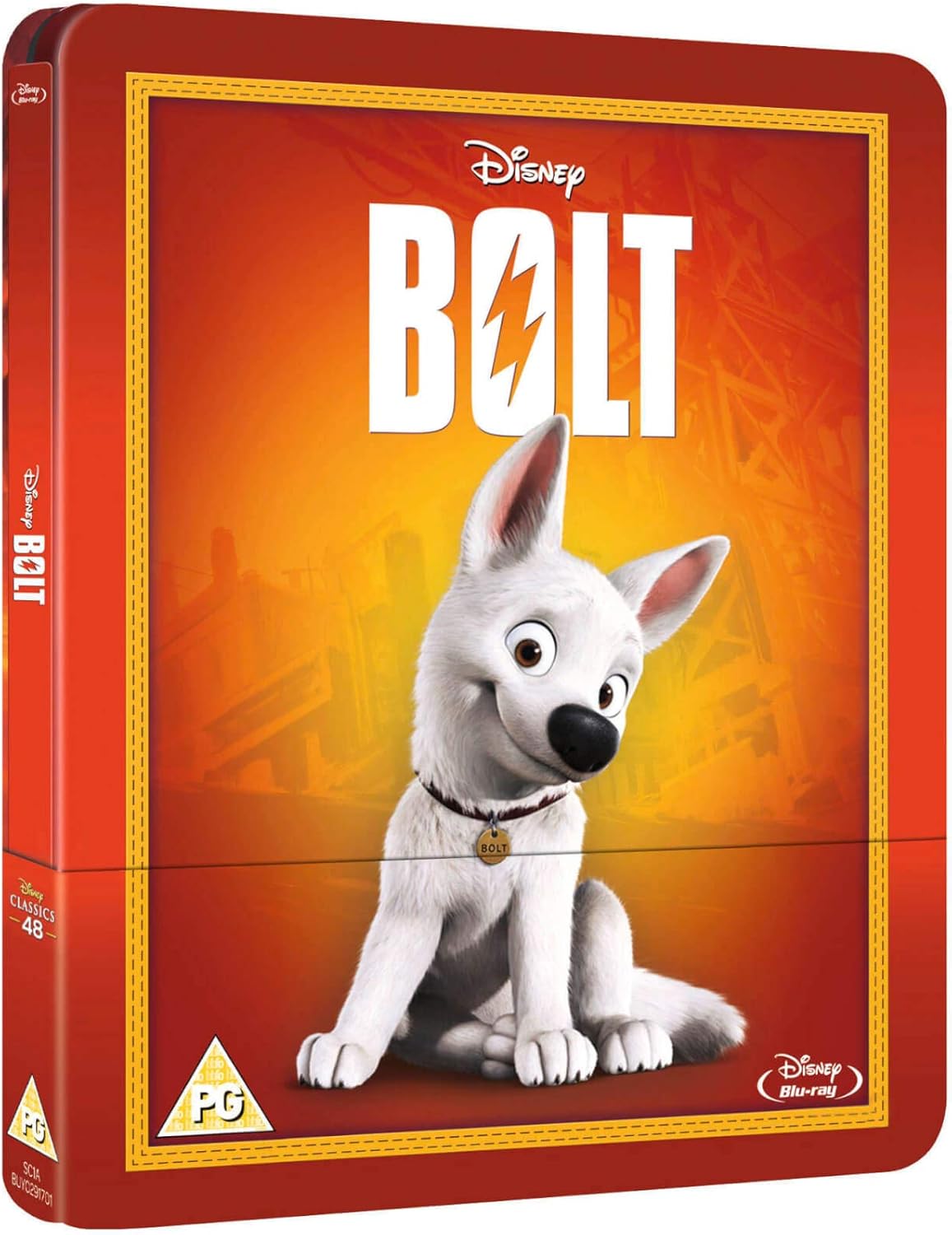 Bolt Steelbook Walt Disney bolt Limited collectors Bluray Edition ...