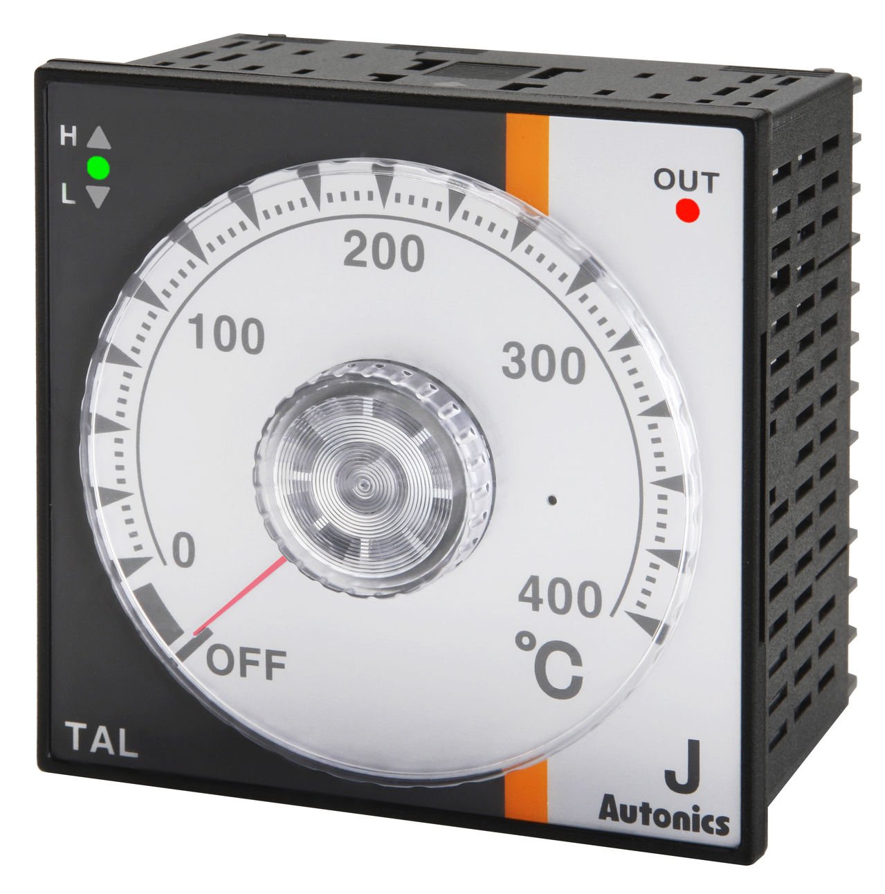 1/4 DIN Autonics TAL-B4RJ4C Temp Control 100-240 VAC Analog 400 C Relay ...