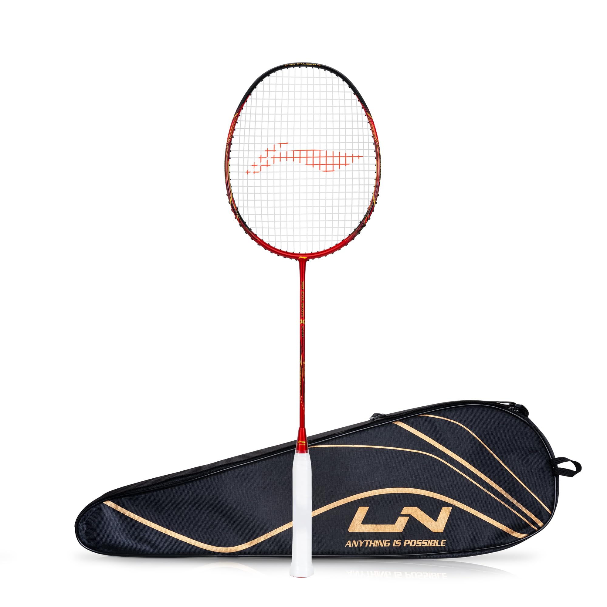Mua Li-Ning 3D Calibar X Boost Carbon Graphite Strung Racquet, 83 Grams ...