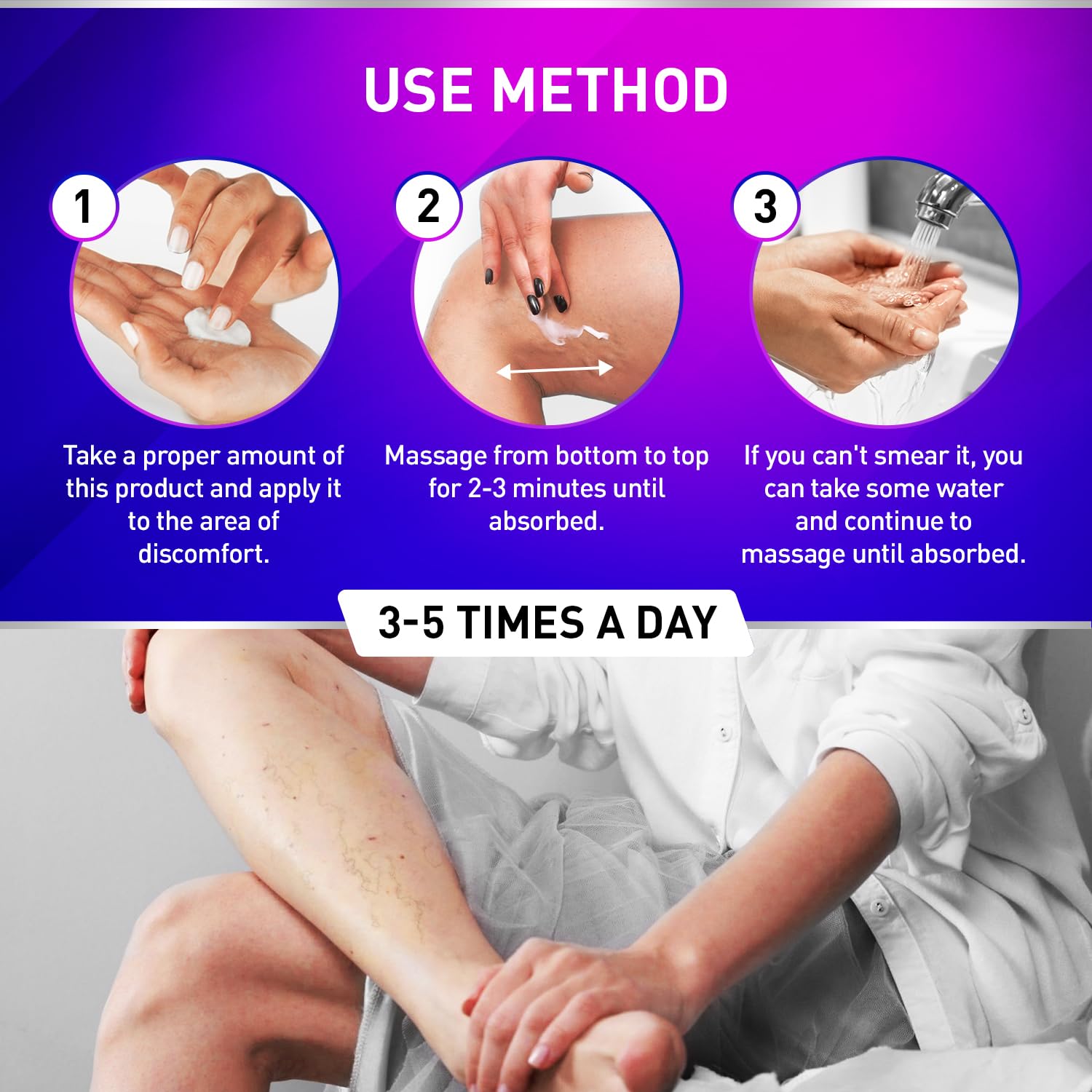 Mua Pharmapulse Varicose & Spider Veins Soothing Leg Cream - Relaxing Leg Cream Formula - Fast ...