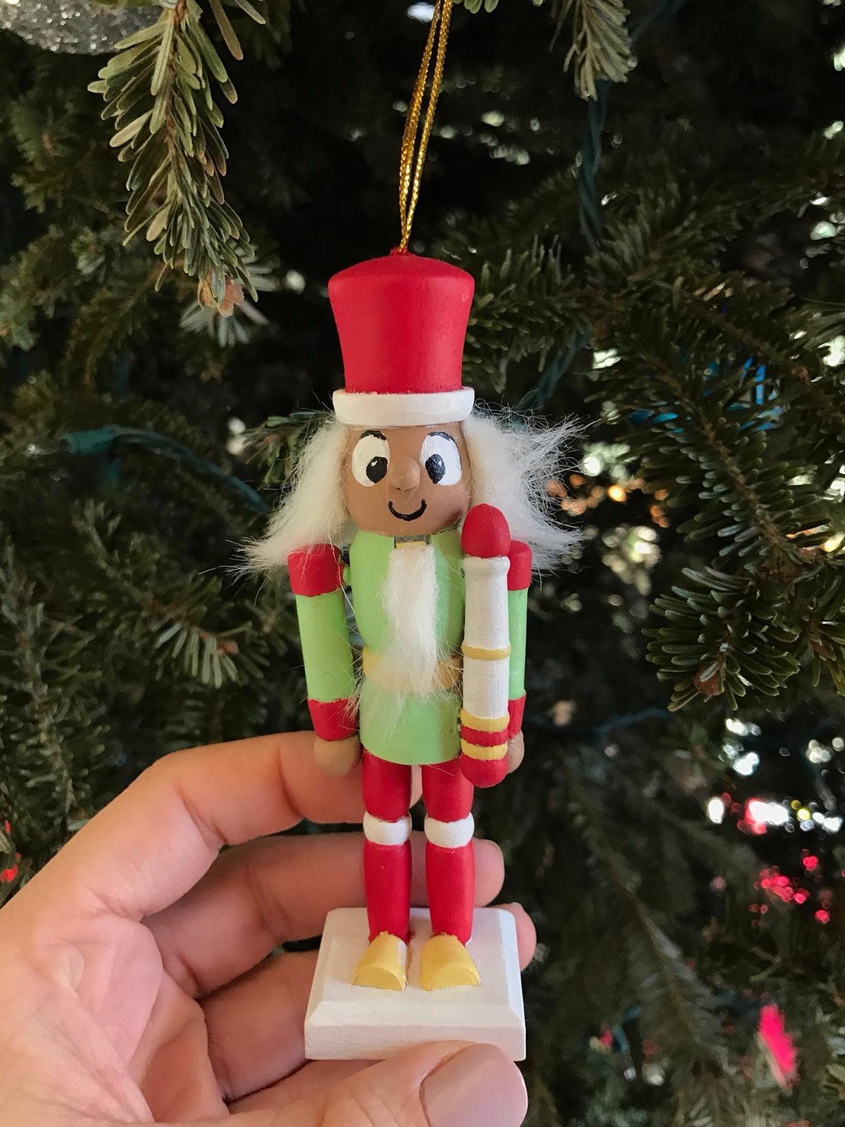 Set of 6 Unfinished Wooden Nutcrackers DIY Craft Kit 5 Inches