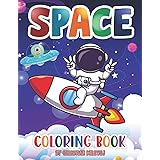 Outer Space Coloring and Activity Book: Outer Space Coloring with Space ...