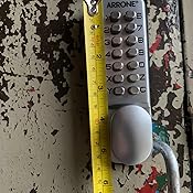 Digital Code Lock Door Lock - Chrome - Weather Resistant KeyPad ...