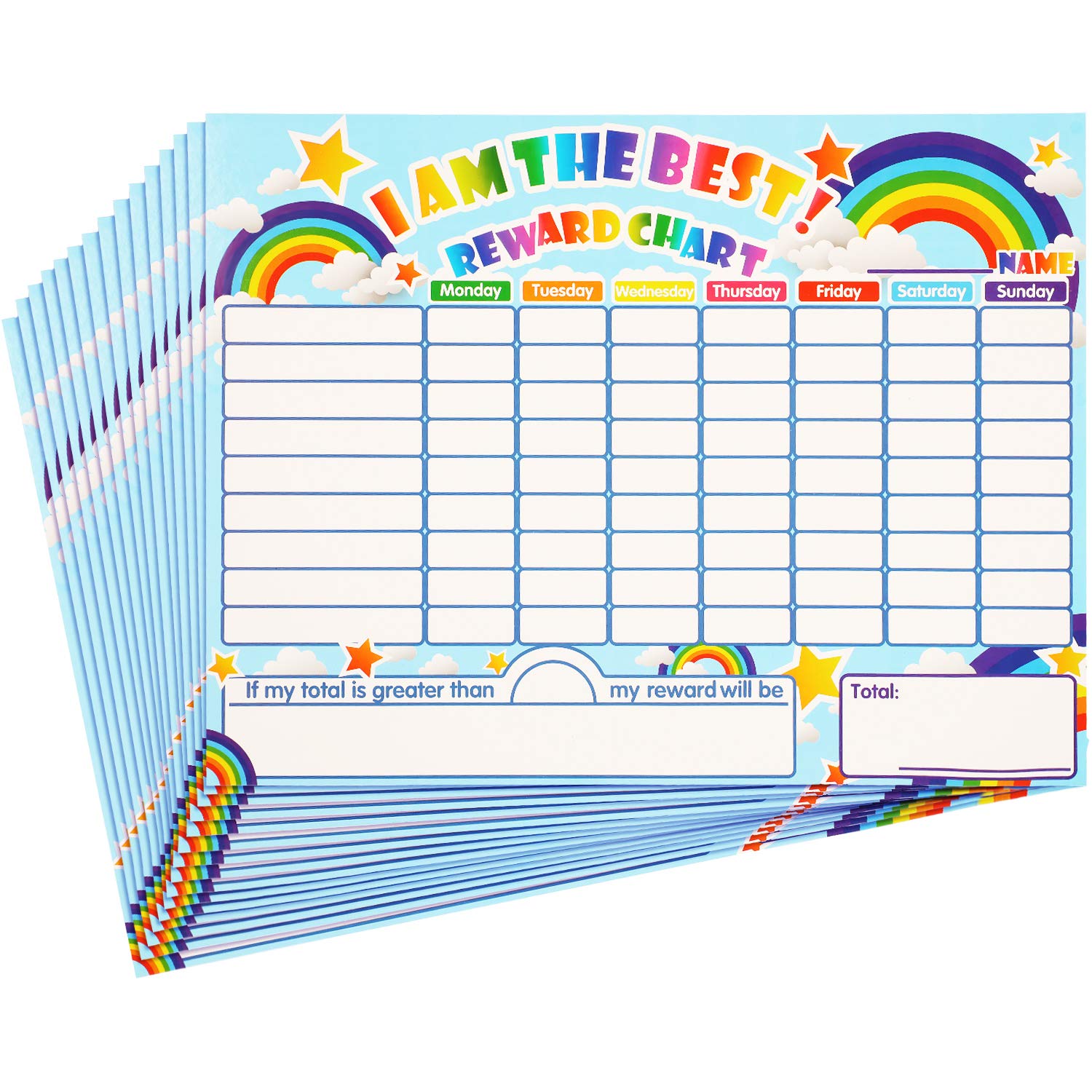 Buy Outus Reward Chore Chart Dry Erase Behavior Chart Learning ...