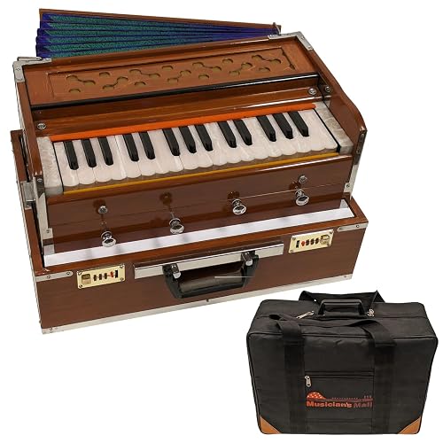 Musician's Mall Kirtan Mini Harmonium. An Excellent Indian Instrument ...