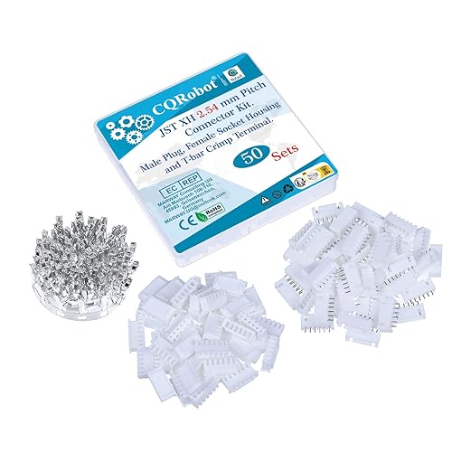 CQRobot JST XH 2.54 mm Pitch 6-Pin Electronic Computer Connector IC ...
